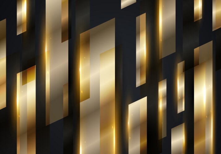 Abstract elegant red stripes golden lines pattern Vector Image