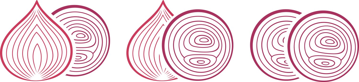 Onion outline icon Royalty Free Vector Image - VectorStock