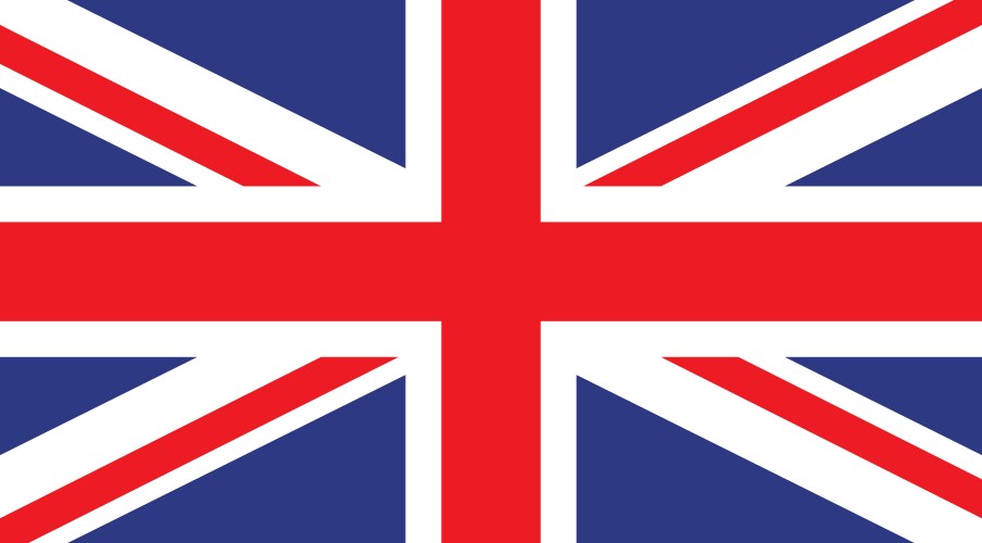British flag frame Royalty Free Vector Image - VectorStock