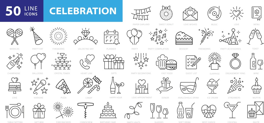 Party Vector Images & Graphics for Commercial Use | VectorStock