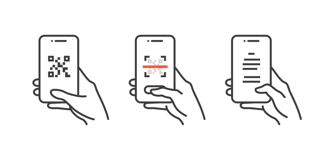 Qr Code Scanning Vector Images (over 9,700)