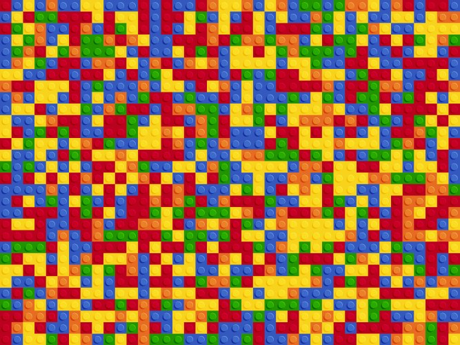 Seamless geometric blocks quilt pattern Royalty Free Vector