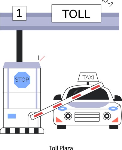 Toll Plaza Vector Images (82)