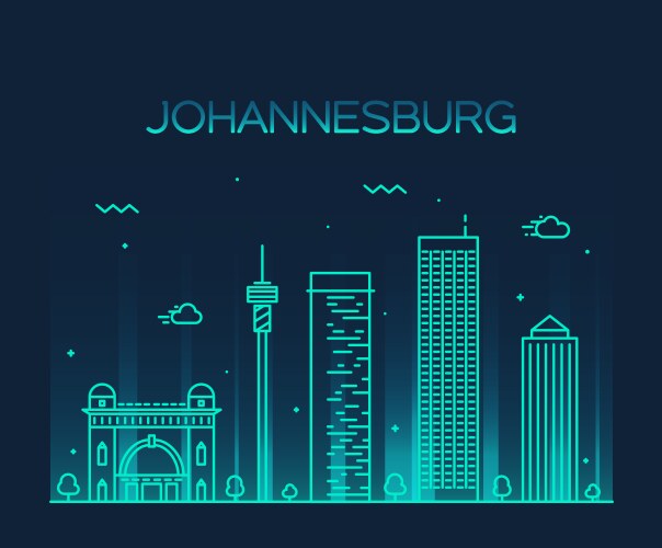 Johannesburg Skyline Vector Images (over 130)