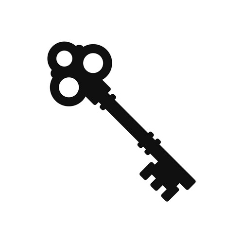 Key logo design Royalty Free Vector Image - VectorStock