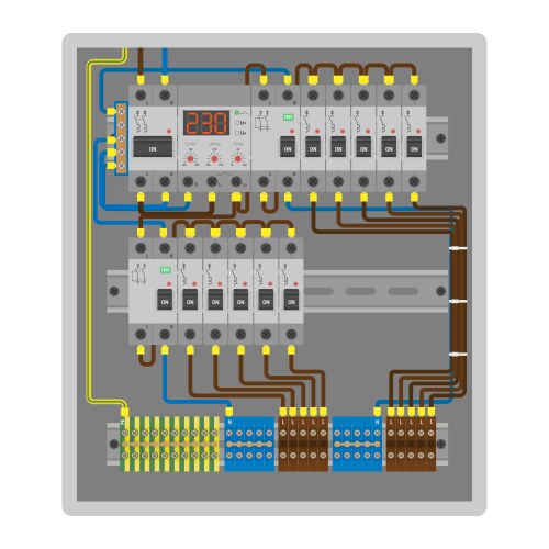 Electrical Switchboard Vector Images (over 1,100)