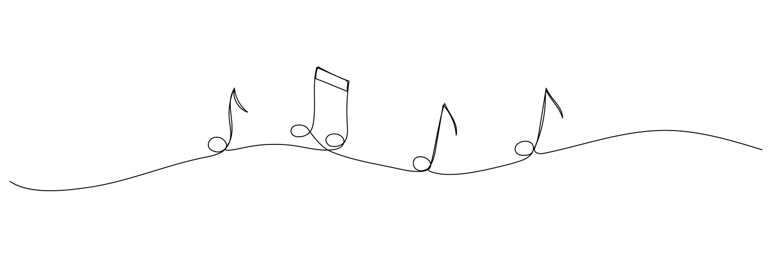Continuous Line Music Note Vector Images (over 770)