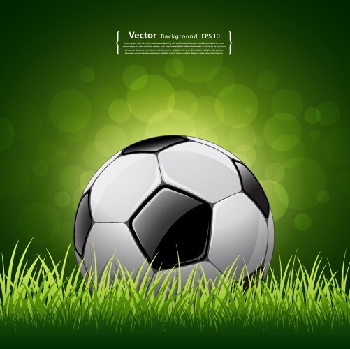 Soccer background concept Royalty Free Vector Image