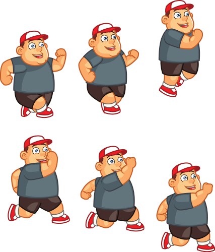 Fantasy characters 2d game sprite male and female Vector Image