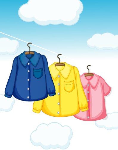 Set of different clothes Royalty Free Vector Image