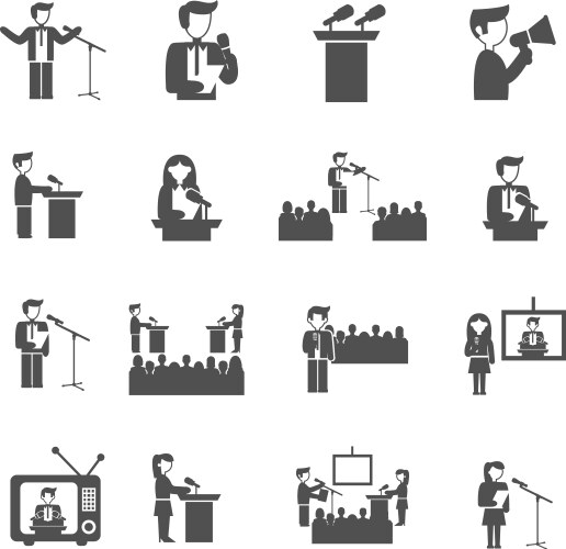 Public Speaking Vector Images (over 20,000)