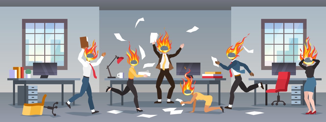 Cartoon fire flame fires image hot flaming Vector Image