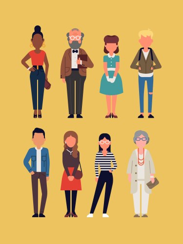 Character Faceless Vector Images (over 28,000)