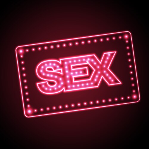 Set Of Neon Signs Adults Only 18 Plus Sex And Xxx Vector Image