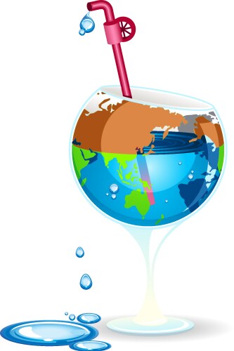Earth day poster design concept Royalty Free Vector Image