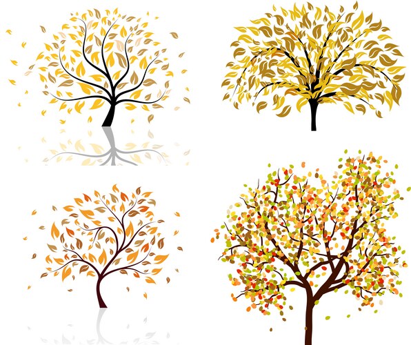Trees Royalty Free Vector Image - VectorStock