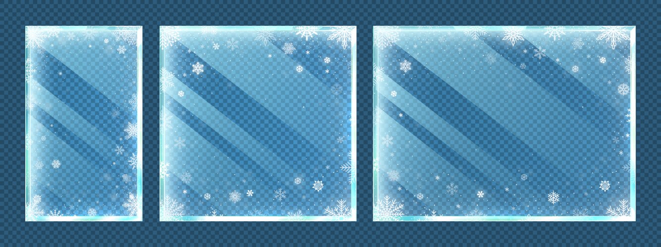 Frozen window Royalty Free Vector Image - VectorStock