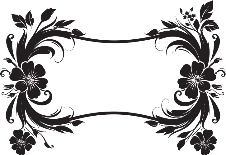 Epoch elegance monochrome logo design Royalty Free Vector