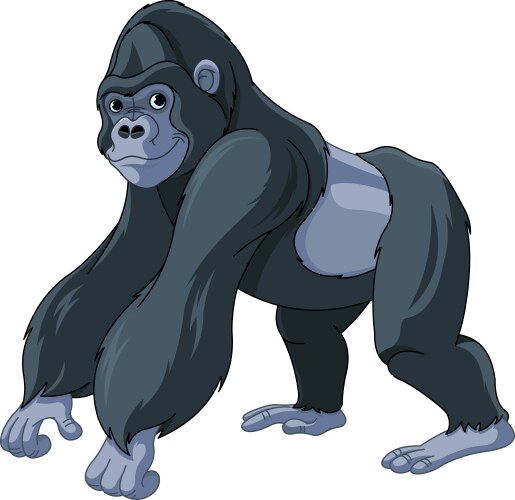 Gorilla Royalty Free Vector Image - VectorStock
