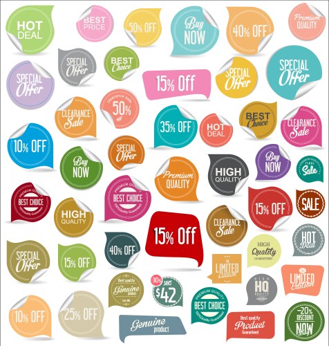 Jam labels set Royalty Free Vector Image - VectorStock