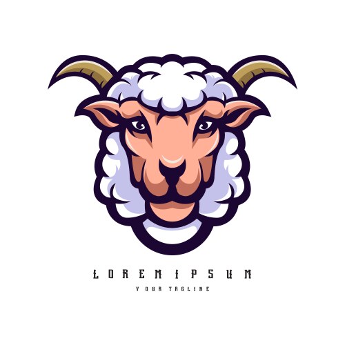 Sheep Head Logo Vector Images (over 4,900)