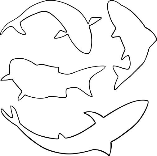 Fish Outline Vector Images (over 100,000)