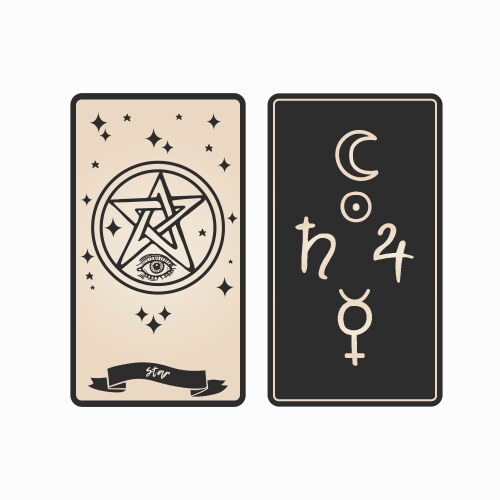 Tarot Card Back Vector Images (over 360)