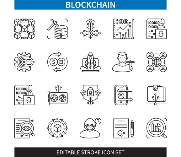 Blockchain Vector Images (over 100,000)