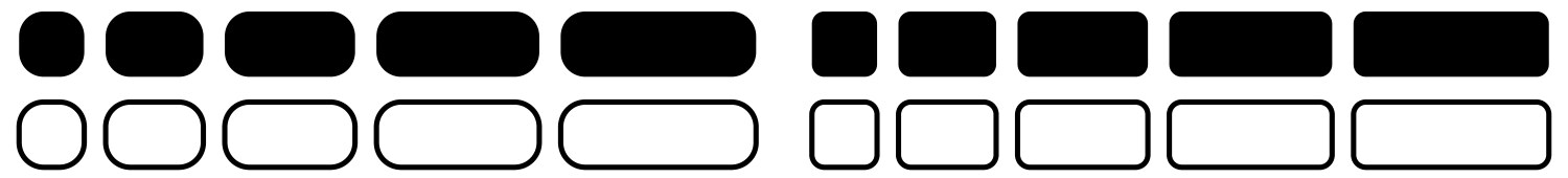 Rectangle Rounded Corners Vector Images (over 2,400)
