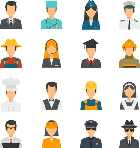 Profession Icon Set Vector Images (over 31,000)