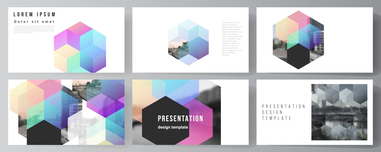 Layout presentation slides design Royalty Free Vector Image