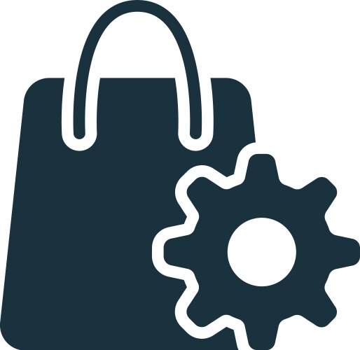 Order management icon monochrome simple virtual Vector Image Order management icon monochrome simple virtual Vector Image