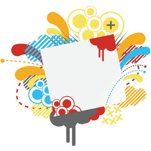 Abstract dj music background Royalty Free Vector Image