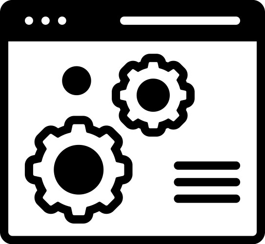 Option panel Royalty Free Vector Image - VectorStock