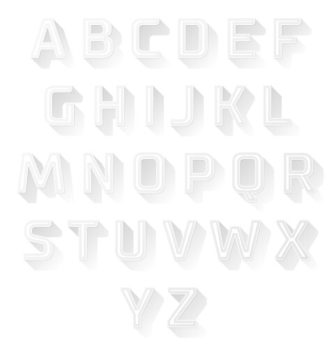 Red font design set Royalty Free Vector Image - VectorStock