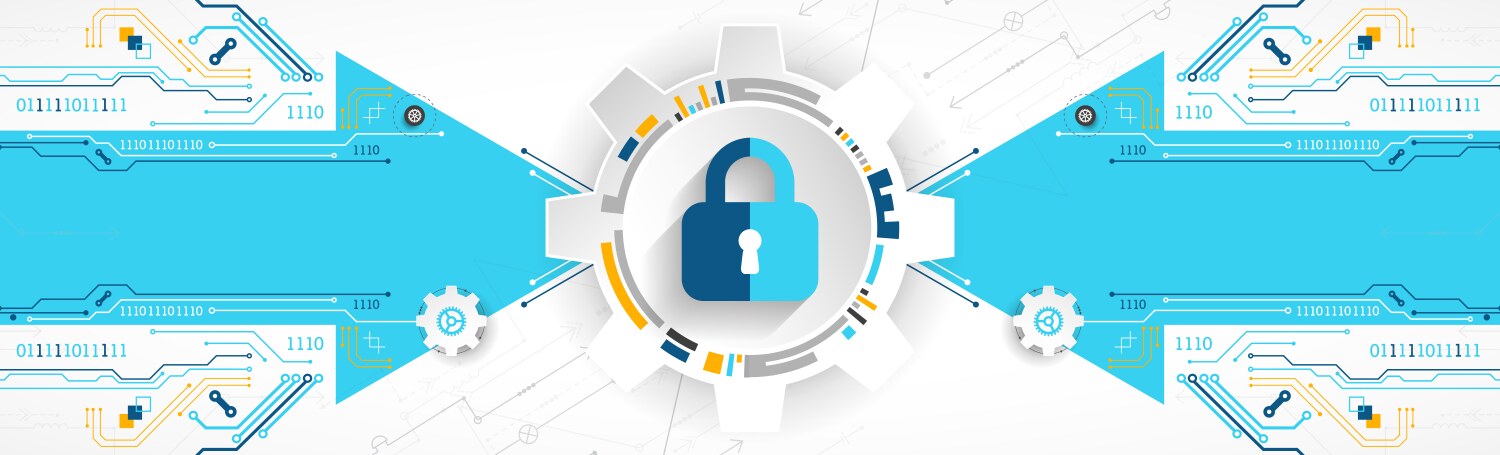 Protection background technology security encode Vector Image