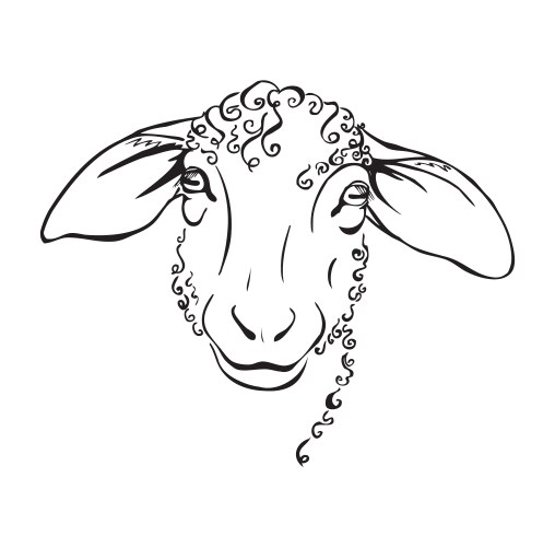 Sheep Outline Vector Images (over 8,100)