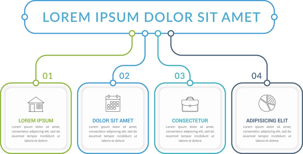 Process chart Royalty Free Vector Image - VectorStock