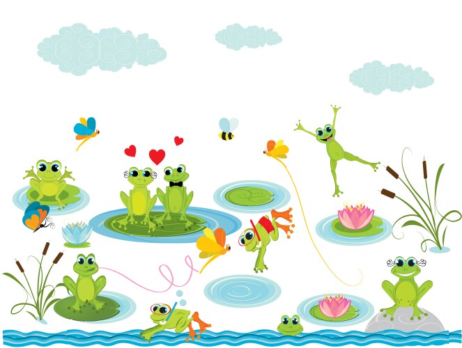 Lily Pad Cartoon Vector Images (over 550)