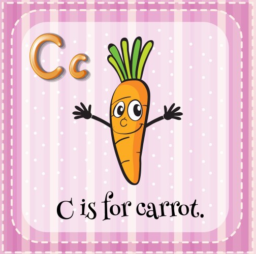 Carrot Flashcard Vector Images (57)
