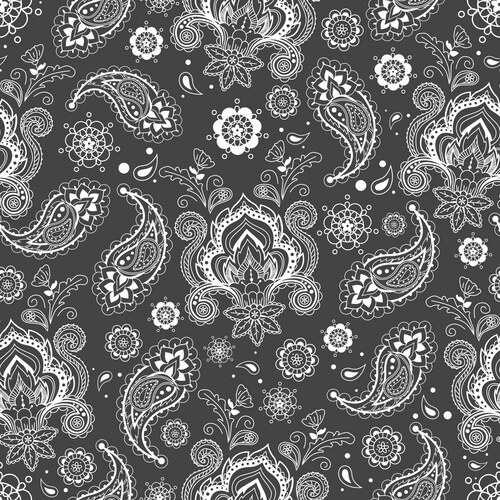 Intricate Paisley Pattern – Royalty-Free Vector | VectorStock