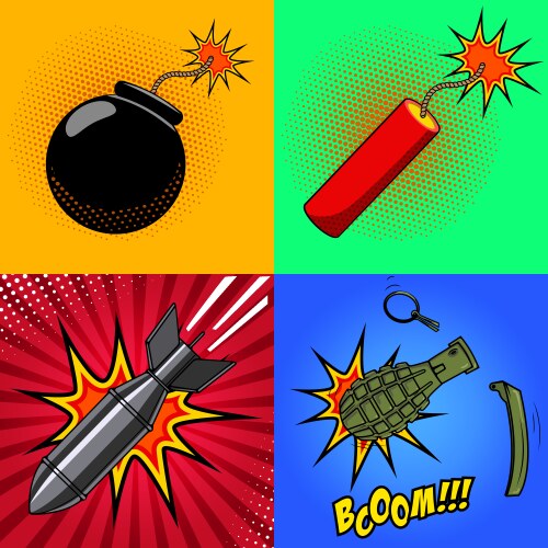 Cartoon Grenade Vector Images (over 2,700)