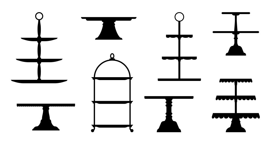 Cake Display Vector Images (over 1,400)