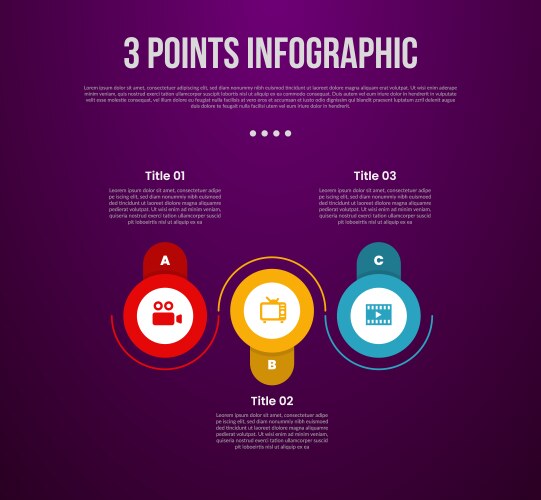 3 Point Infographic Vector Images (over 3,800)