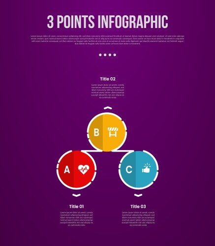 3 Point Infographic Vector Images (over 3,800)