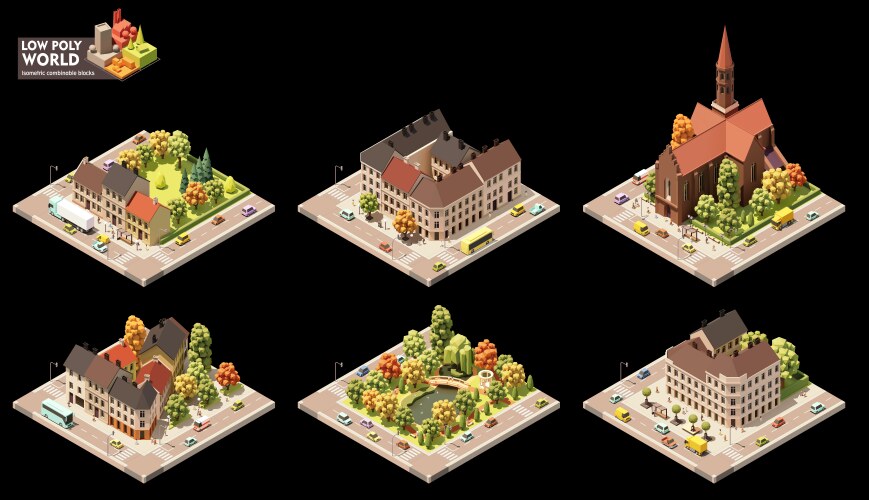 Isometric Town Vector Images (over 21,000)