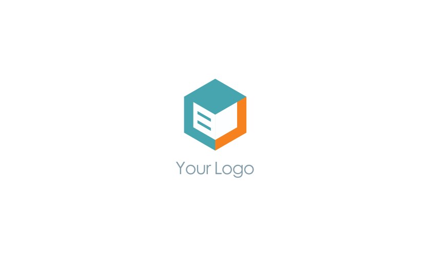 Self storage logo design template safe Royalty Free Vector