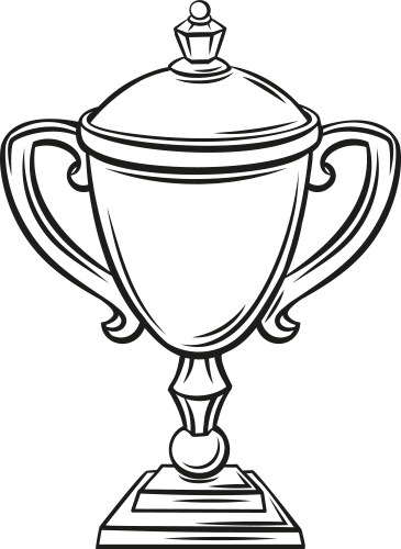 Communion chalice stroke high quality Royalty Free Vector