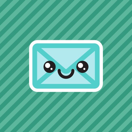 Cute kawaii smiling sun cartoon icon Royalty Free Vector
