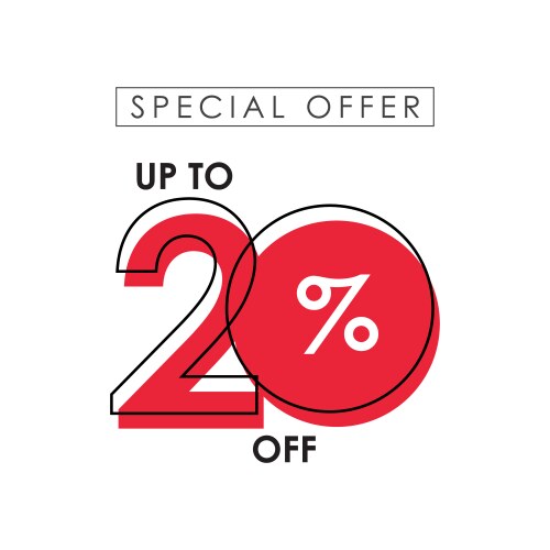 Heavy discount monsoon offer poster design Vector Image